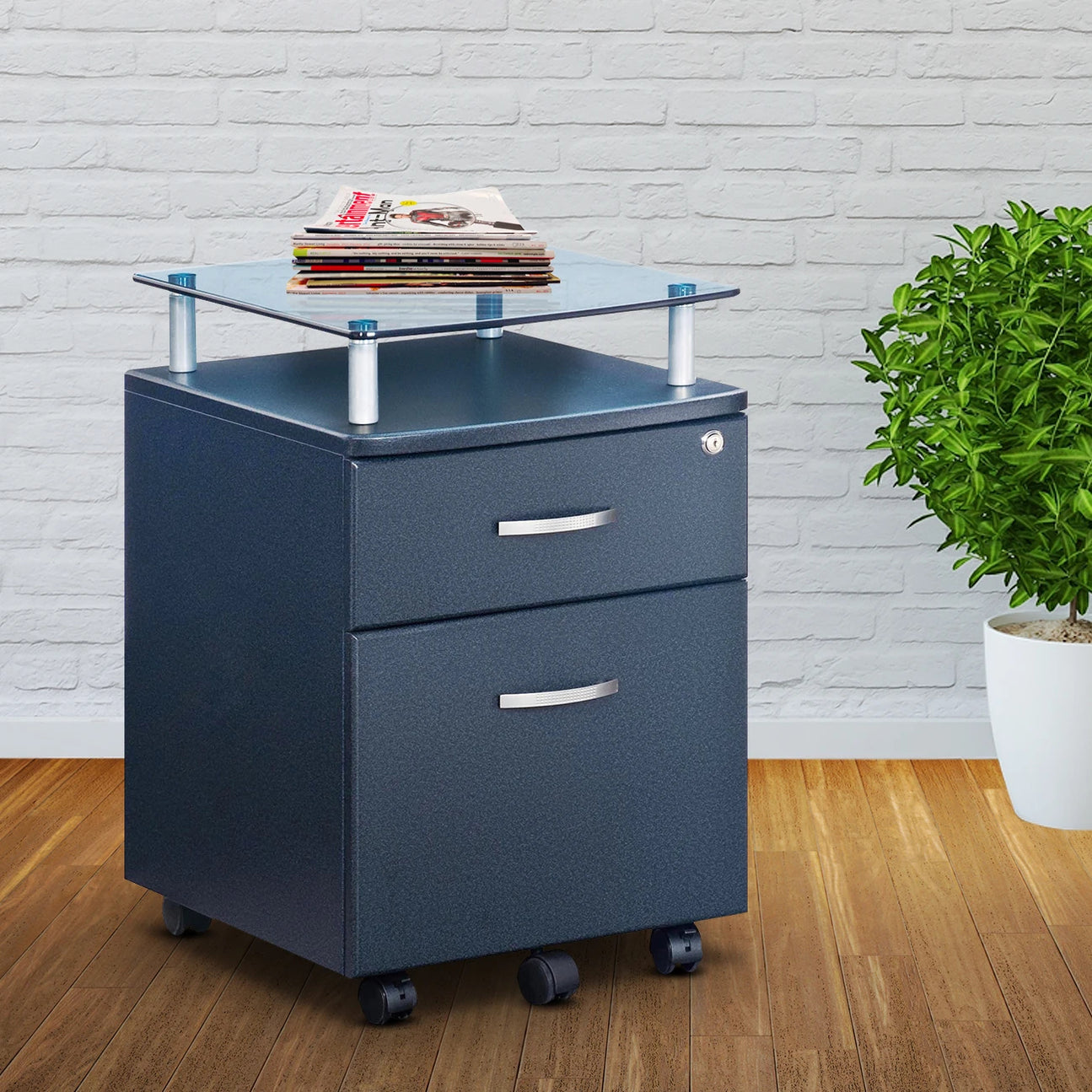 Techni Mobili Modern Rolling File Cabinet — Shopango.com