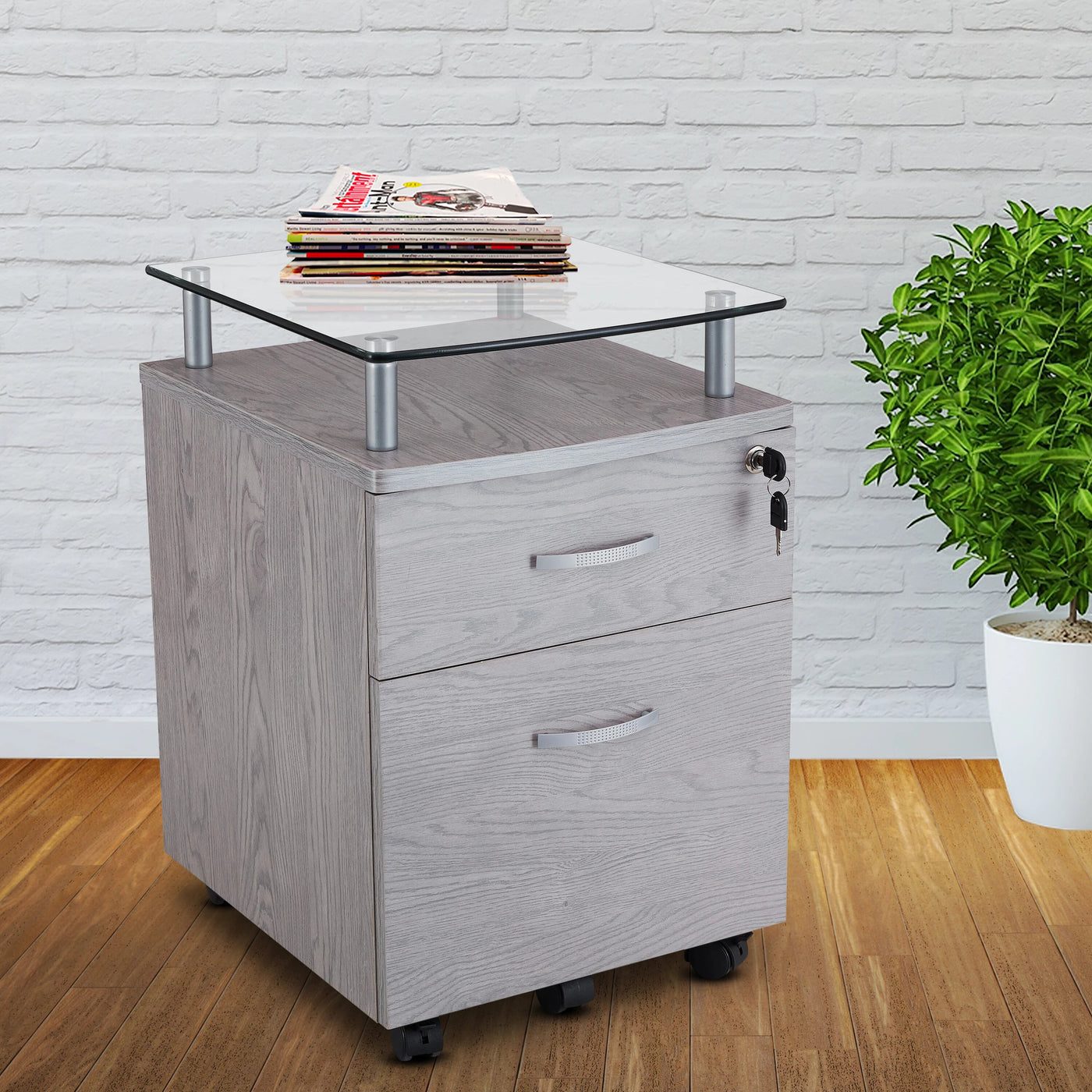 Techni Mobili Modern Rolling File Cabinet — Shopango.com